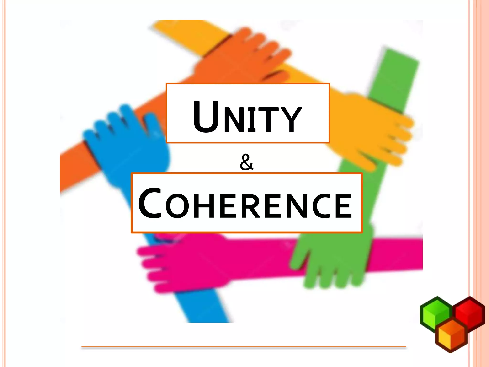Unity & coherence.pot