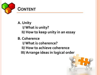 Unity & coherence.pot