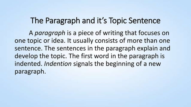 Unity, Coherence, and Cohesion in Paragraph.pptx | Holiday Shopping ...