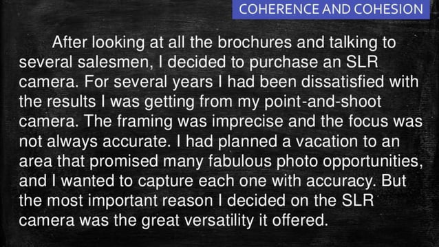 Unity, Coherence, and Cohesion in Paragraph.pptx | Holiday Shopping ...