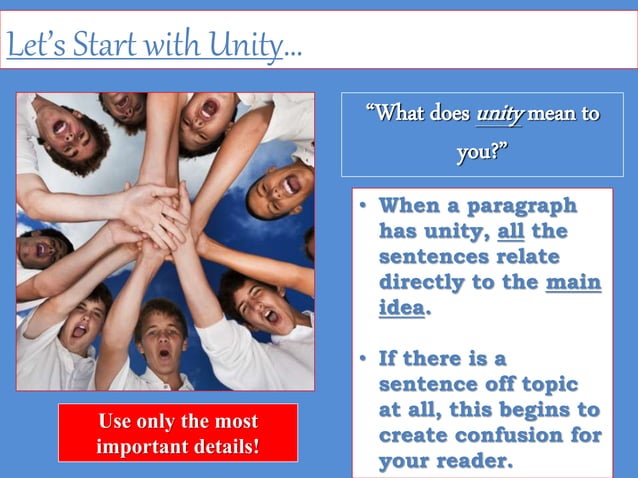 Unity, coherence and elaboration | PPT