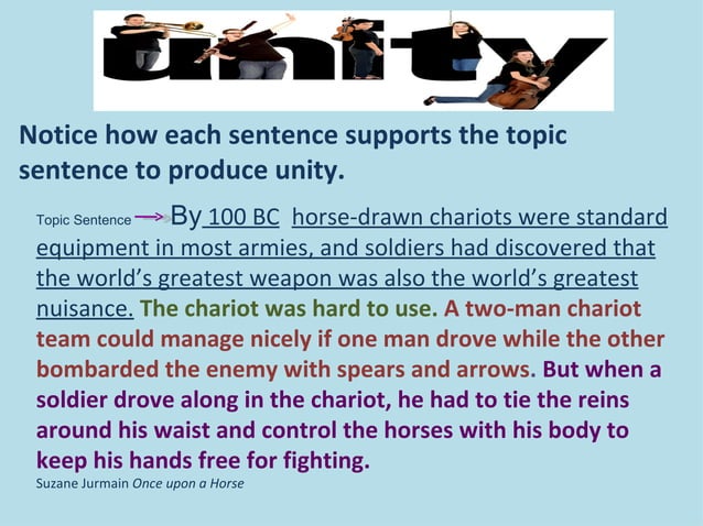 Unity, coherence, development 1 | PPT