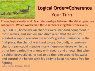 Unity, coherence, development 1 | PPT