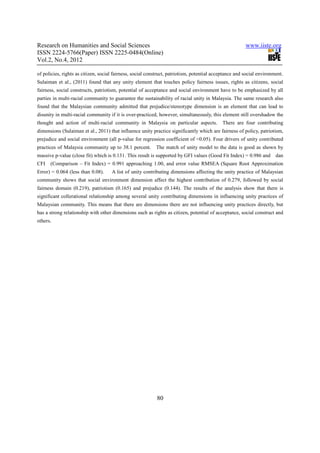 Unity concept from islamic perspective and the reality of unity in ...
