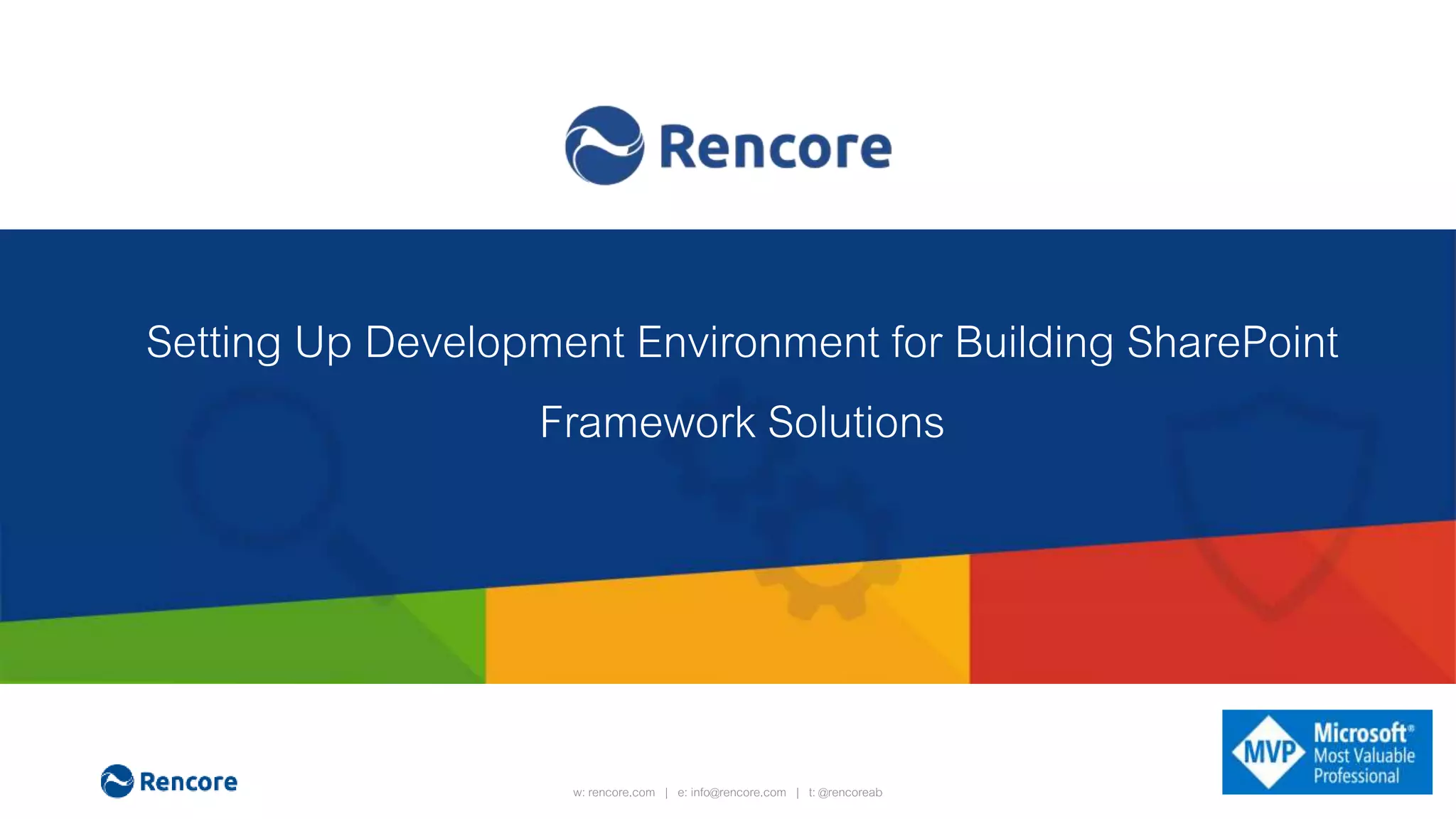 Setting Up Development Environment For Building Sharepoint Framework Solutions Sharepoint Unite