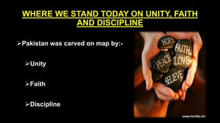 Unity Faith Discipline | PPTX