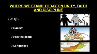 Unity Faith Discipline | PPTX