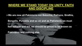 Unity Faith Discipline | PPTX