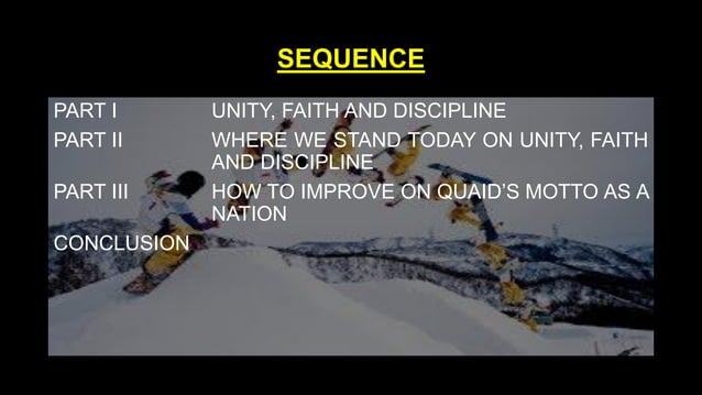 Unity Faith Discipline | PPTX