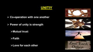 Unity Faith Discipline | PPTX
