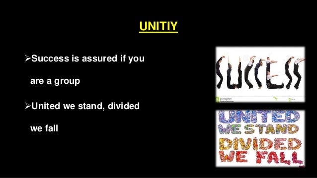 Unity Faith Discipline