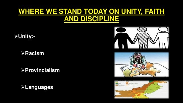 Unity Faith Discipline