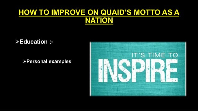 Unity Faith Discipline