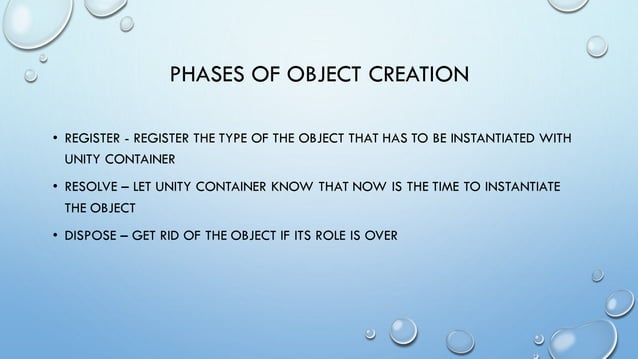 Unity Framework | PPT
