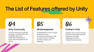 The Unity Game Development Engine Features | PPT