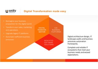 Unity group overview | PDF