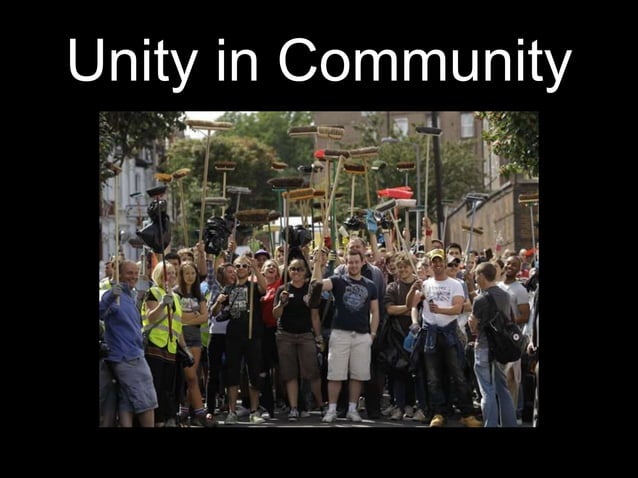 Unity in community powerpoint | PPT