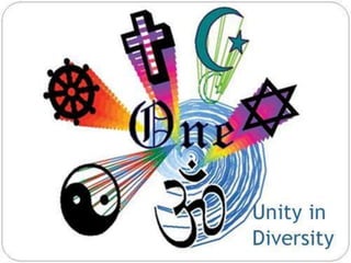 Unity in diversity | PPTX