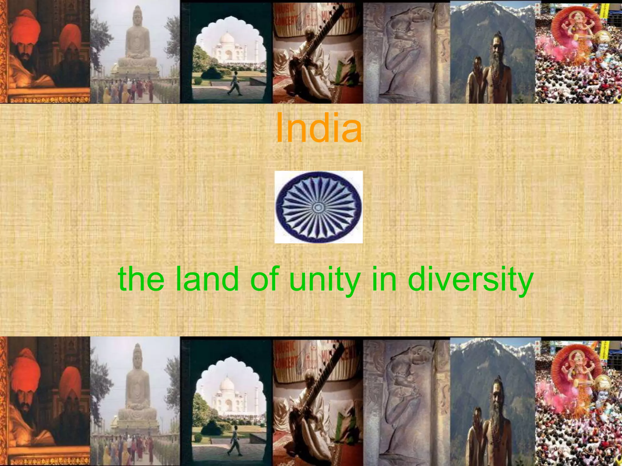 Unity in diversity | PPTX