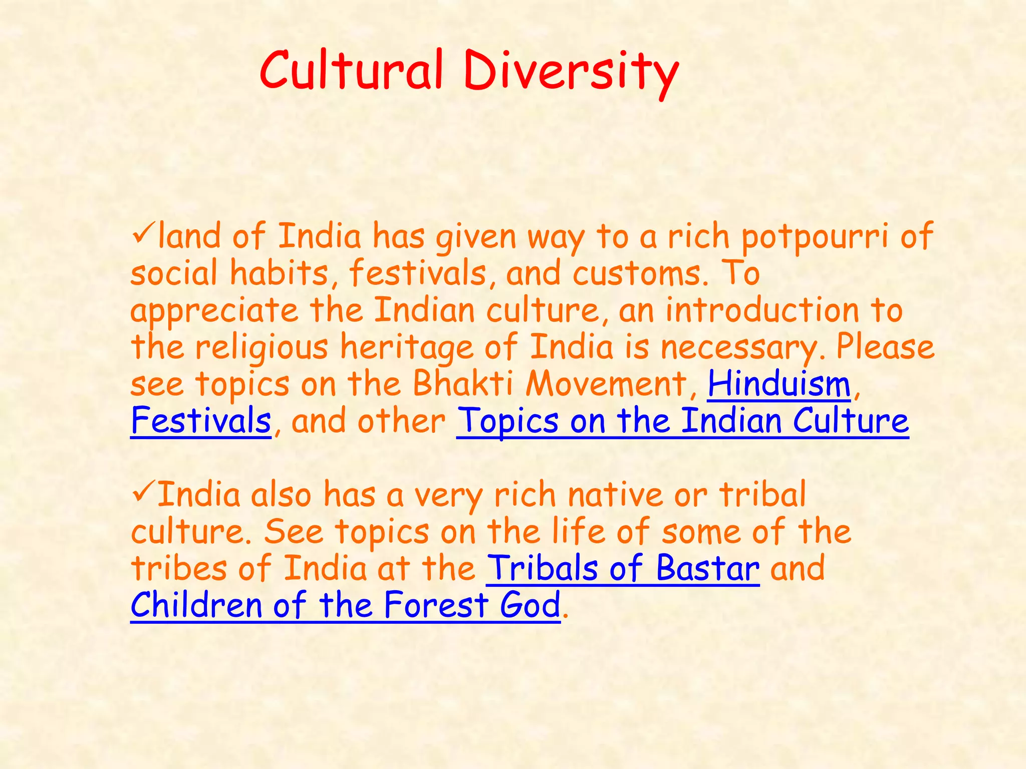 Unity in diversity | PPT