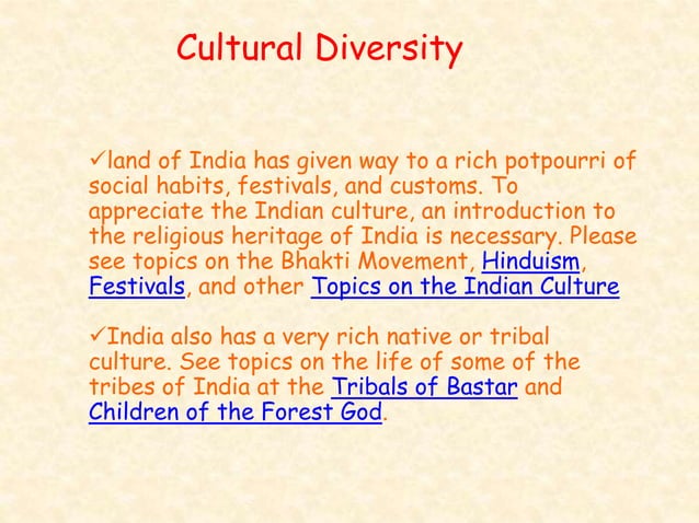 Unity in diversity | PPT