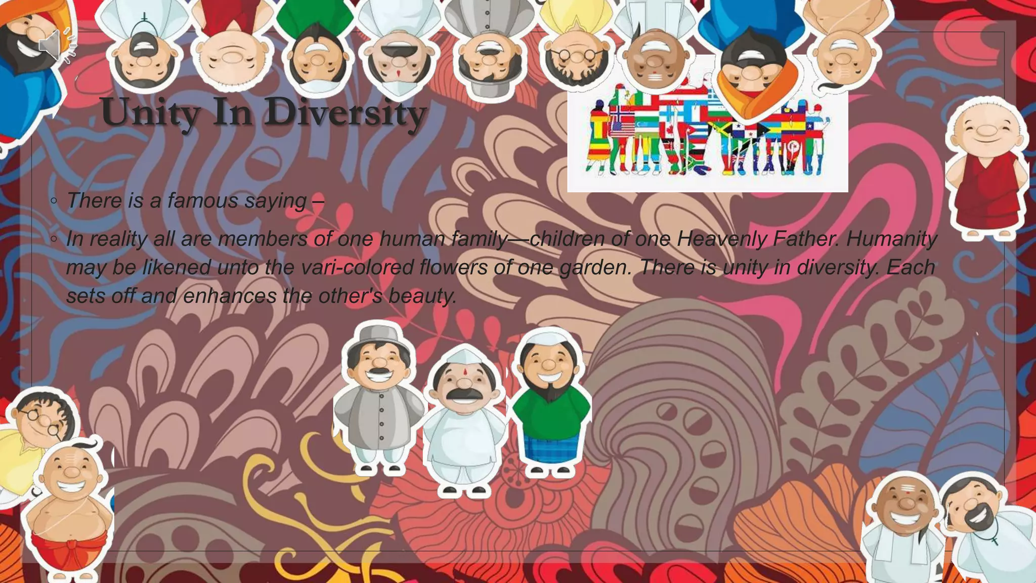 Unity in diversity | PPTX