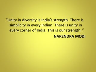 Unity In Diversity Quotes By Indian