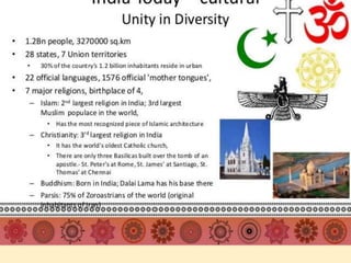 Unity in Diversity in India | PPT