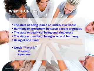 Unity in the Body of Christ | PPTX
