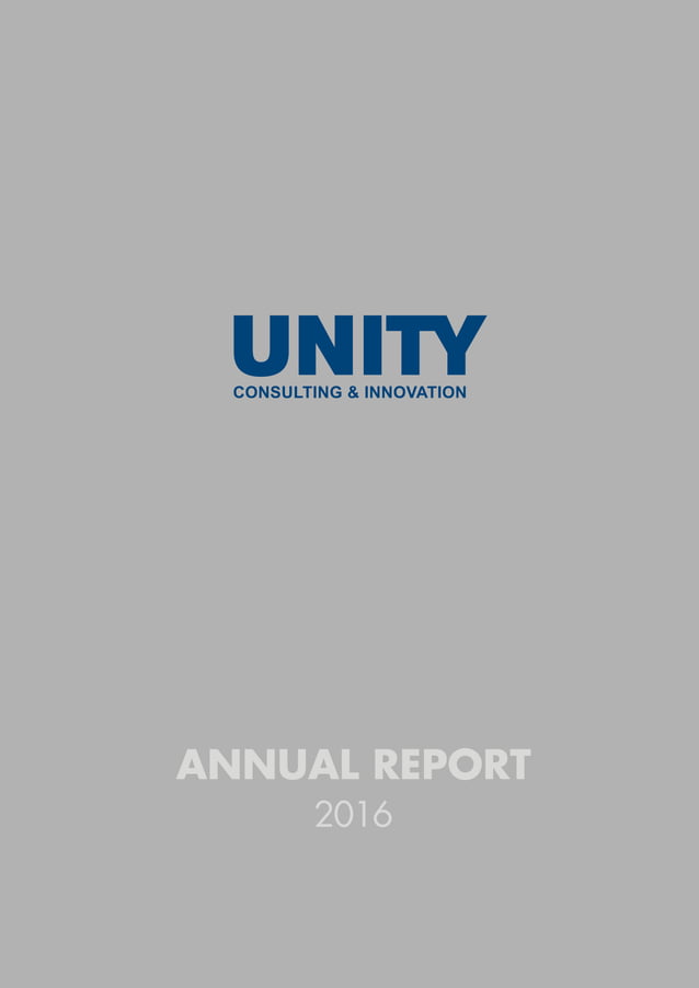 UNITY annual report 2016 | PDF