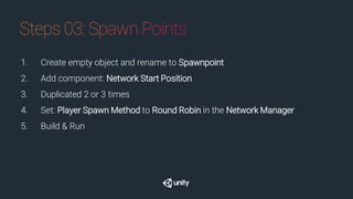 Unity Korea_Unity Day_Multiplayer | PPT