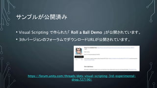 DOTS Visual Scriptingのお試しバージョンを触ってみた | PPTX