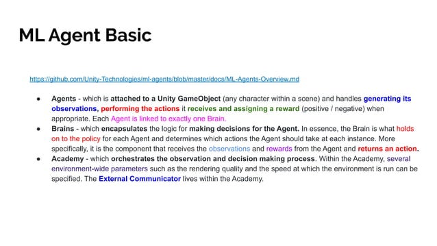 Unity ml agent quick guide | PDF