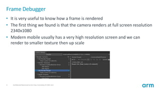 Unity mobile game performance profiling – using arm mobile studio | PPT | Computer Software and ...