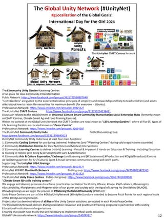 UnityNet International Day of the Girl - Investing In Girls Presentation 2024-10-11 | PDF