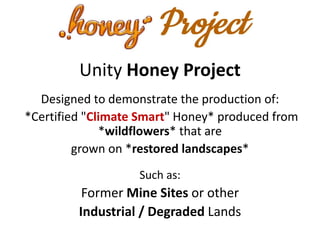 UnityNet International Honey Project Presentation 2022-04-27 | PPT