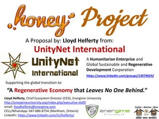 UnityNet International Honey Project Presentation 2022-04-27 | PPT