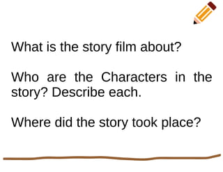 Unity of plot, setting and characterization | PDF