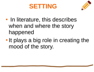 Unity of plot, setting and characterization | PDF