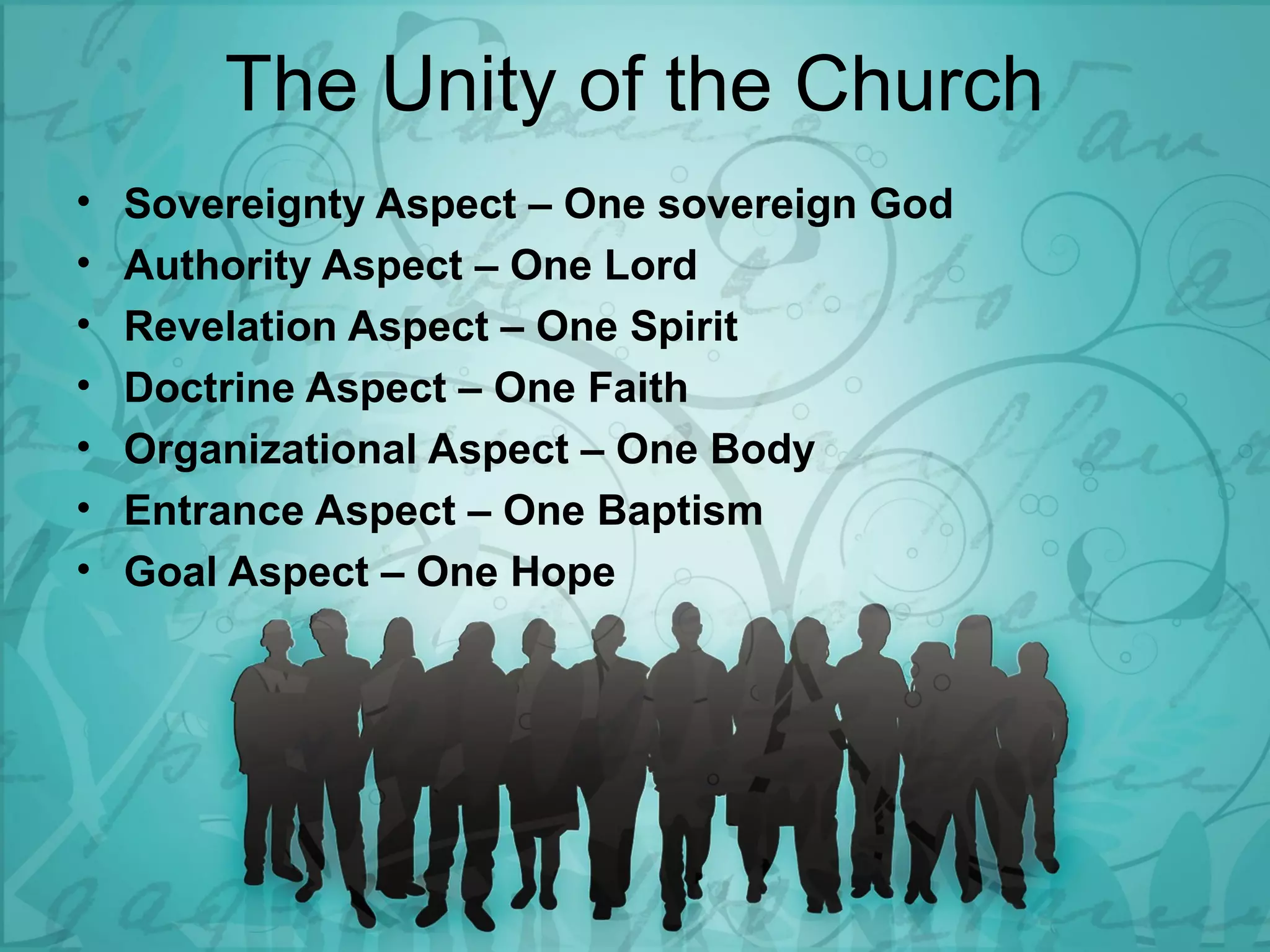 Unity of the church | PPT