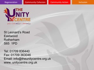 Unity presentation 2012 jan 25 | PPT