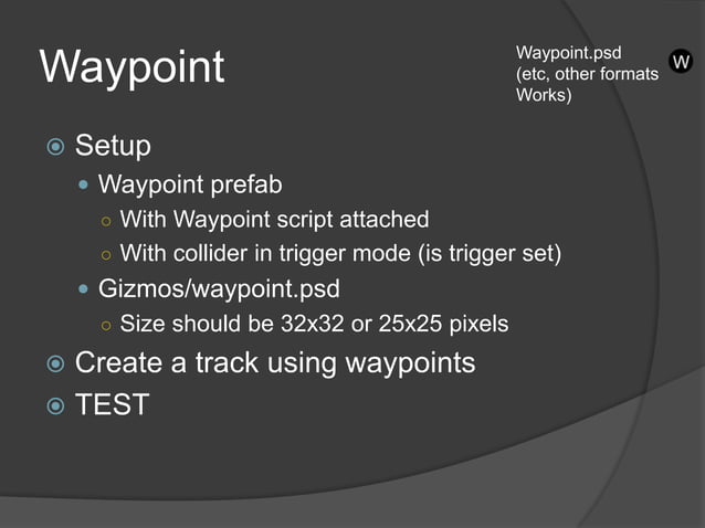 Unity programming 1 | PPT
