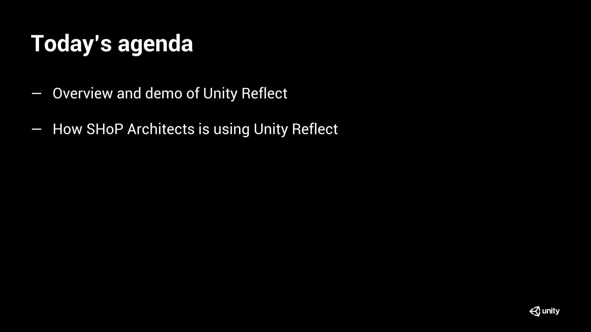 Accelerating communication in AEC with Unity Reflect | PPT