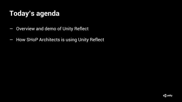 Accelerating communication in AEC with Unity Reflect | PPT