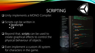 Unity 3D game engine seminar | PPTX