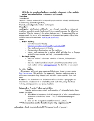 Culture Presentation | PDF