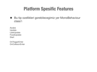 Emrah Özer : Introduction to Unity Scripting | KEY