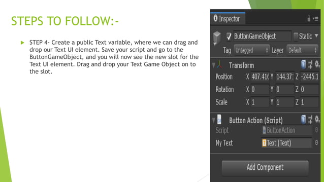 Unity tutorial | PDF