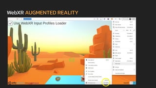 WebXR Export บน Unity 2020 | PPT