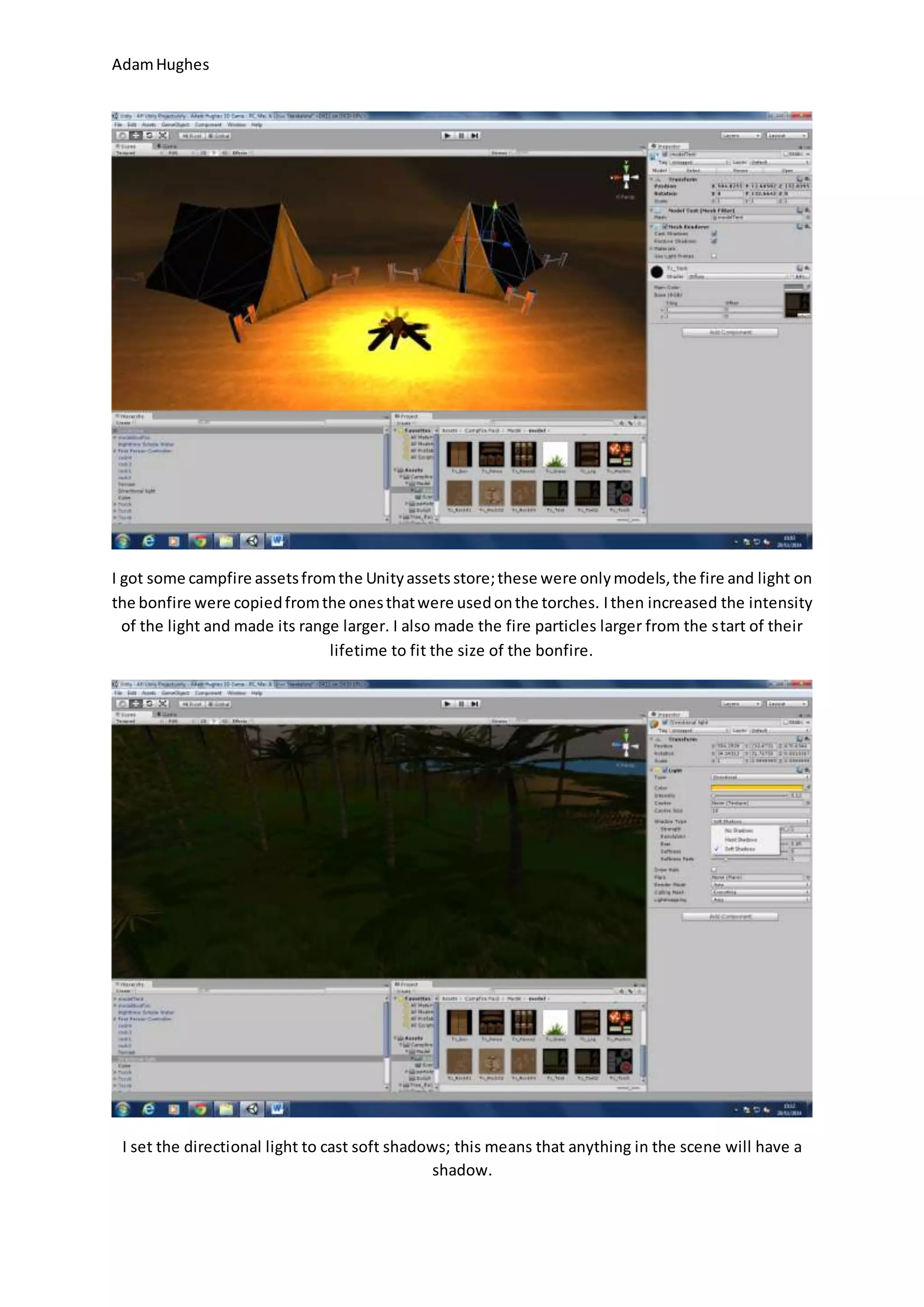 Unity 3D Game Workflow | DOCX | 3-D Graphics | Computer Software and ...